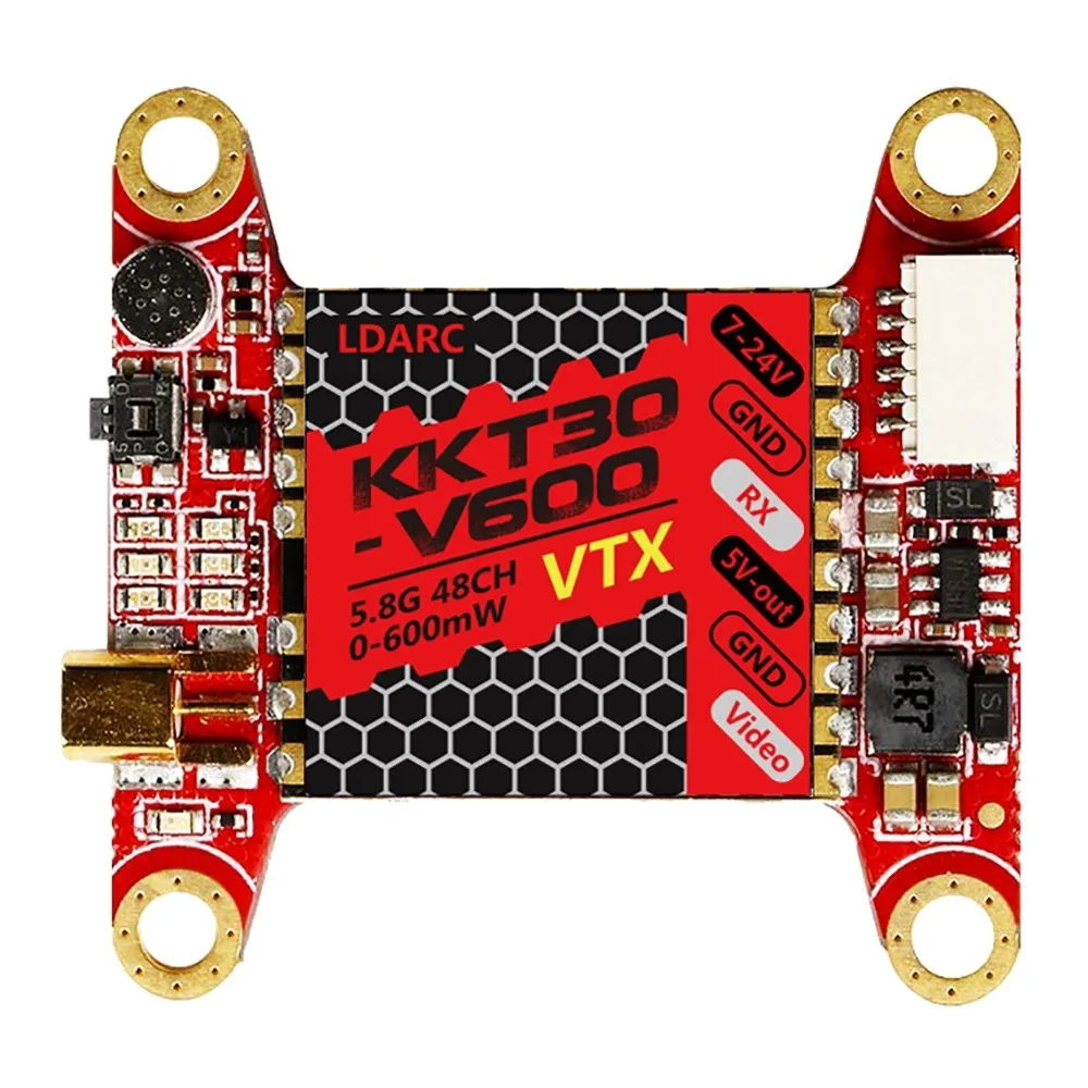 LDARC KKT30 V600 7 24V 48CH 0 600mW IRC Tramp VTX 30.5*30.5mm FPV 레이싱 ...