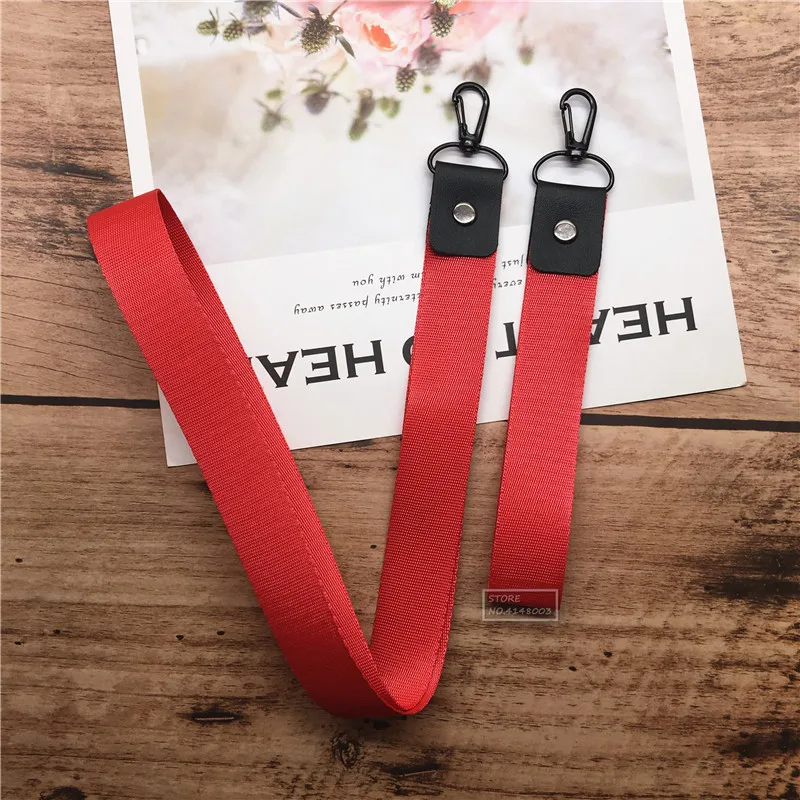 Solid-color-keychain-Tag-Strap-Neck-straps-Lanyards-for-keys-ID-Card ...