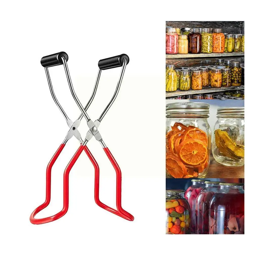 Canning-Jar-Lifter-With-Grip-Handle-Steel-Can-Lifter-Resistance-Clip ...