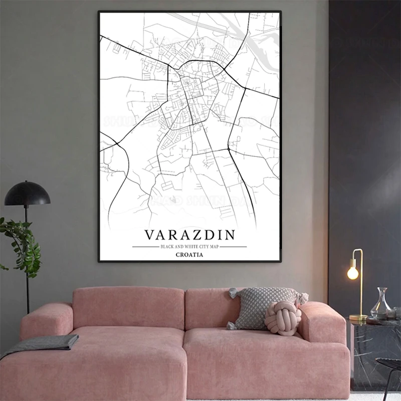 Varazdin Croatia Map