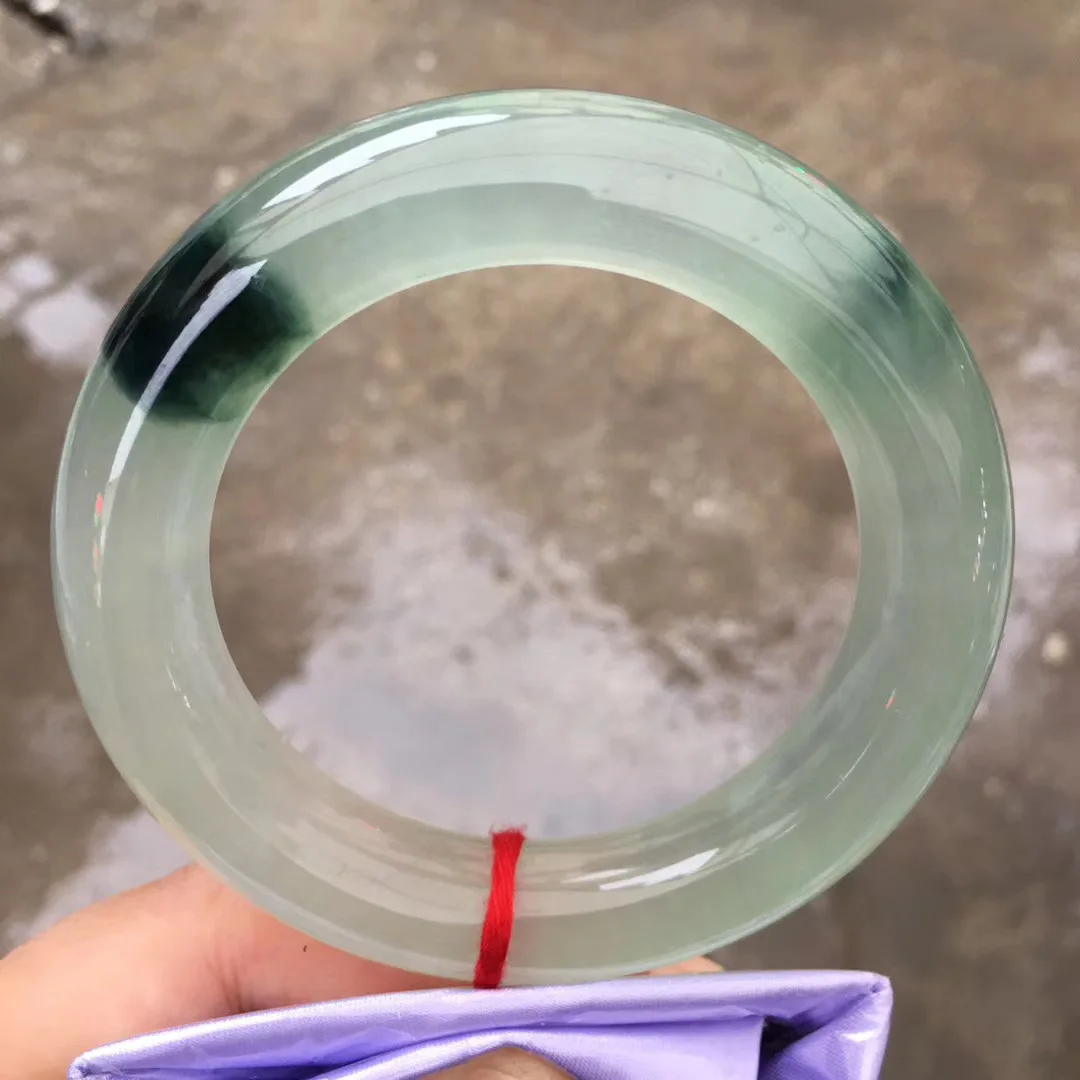 Natural Myanmar Green Jade Bangles Handcarved Jadeite Real Jade Bangle ...