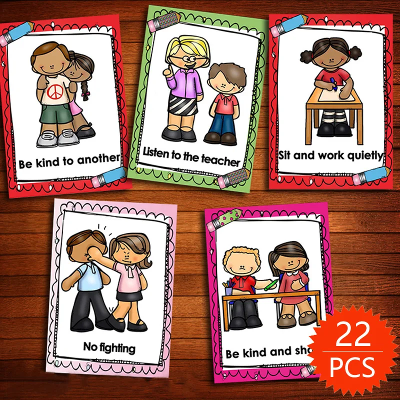 Classroom Rules Flashcards