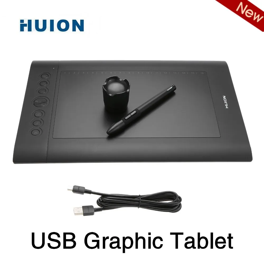 Huion USB Graphic Tablet Art Drawing Tablet Upgraded H610 PRO V2 Pad ...