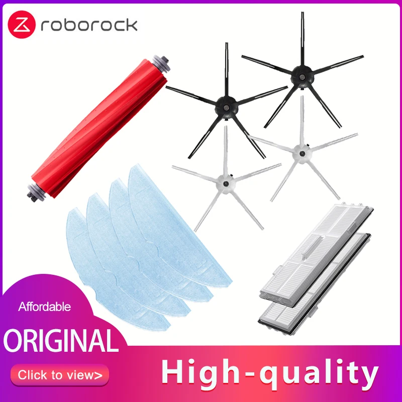 Original Roborock S7 Parts Of Hepa Filter Detachable Main Brush Mop Rag ...