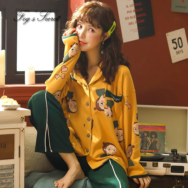 Пижама женская пижамы со штанами домашняя одежда домашний костюм наборы ...