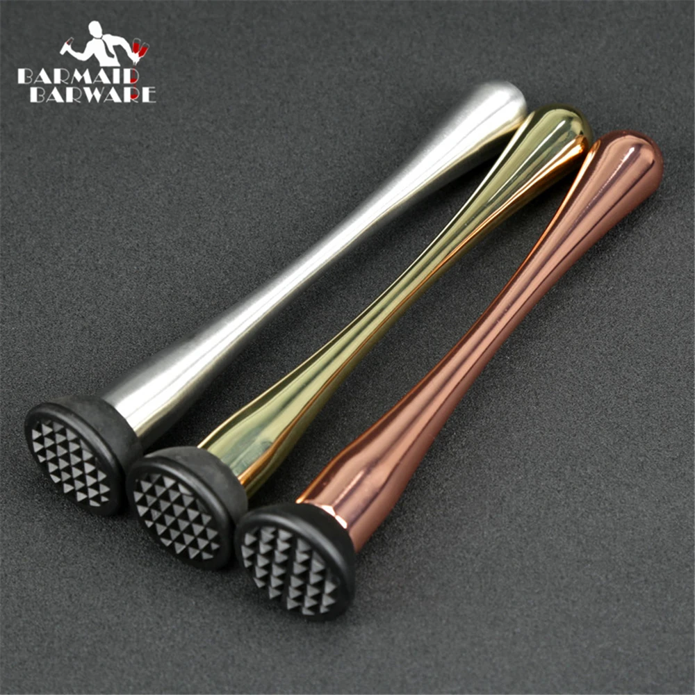 Muddler-de-c-ctel-de-acero-inoxidable-Mojito-mezclador-de-Bar-vajilla ...