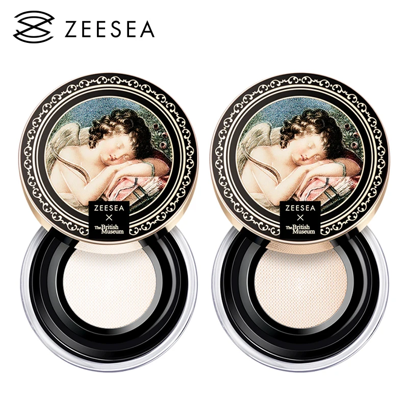 ZEESEA x The British Museum Angel Cupid Collection Loose Powder Oil-control Makeup Skin Powder ...