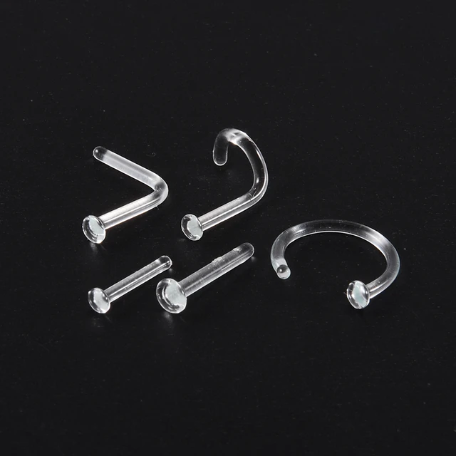 Nose Piercing Transparent