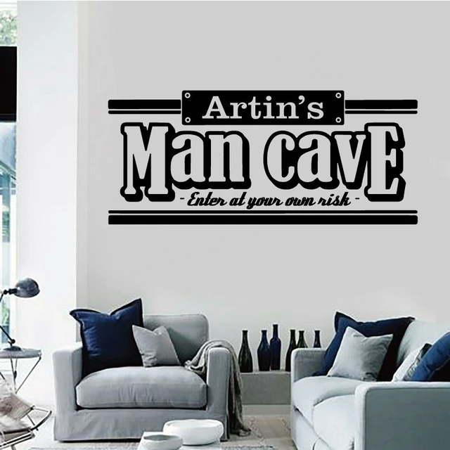 Man Cave Wall Decals