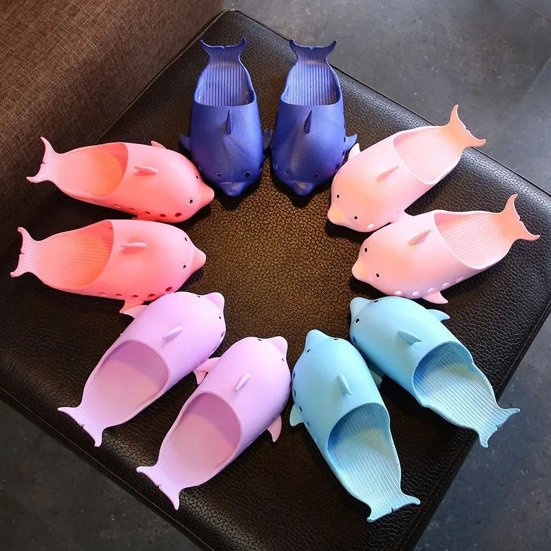 Cute-Summer-Kids-Slippers-Baby-Girls-Slippers-Cartoon-Dolphins-Boys ...