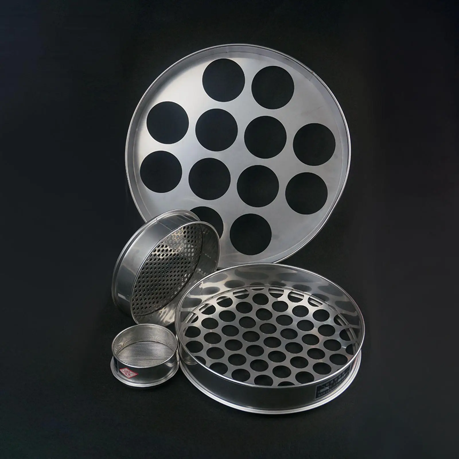 Diameter 20cm Hole Dia 1mm To 80mm 304 Stainless Steel Round Mesh Lab ...
