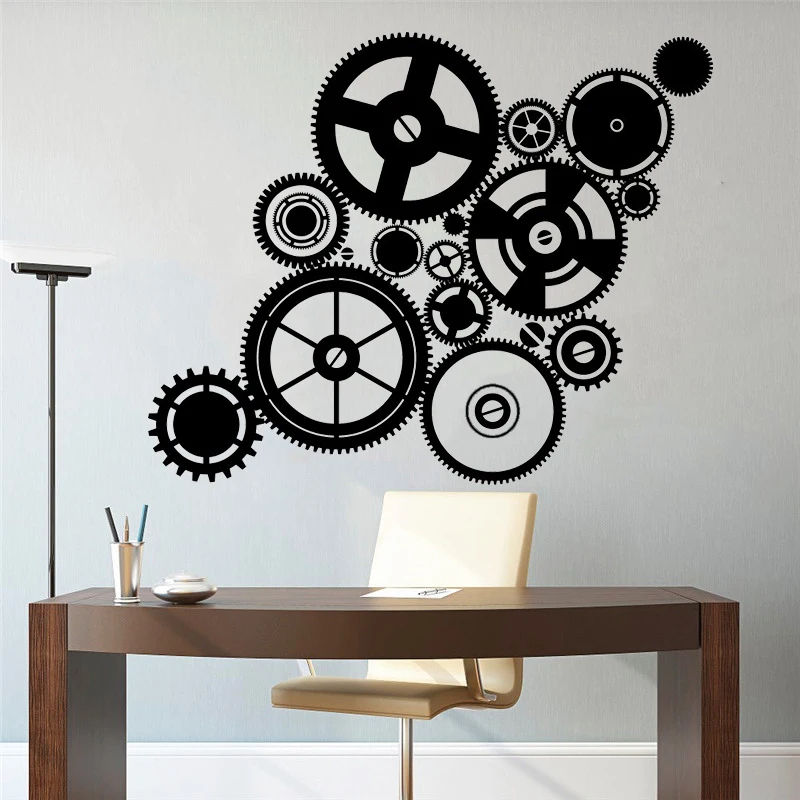 Steampunk Wall Decals Steampunk Painting, Steampunk Wall Decor,