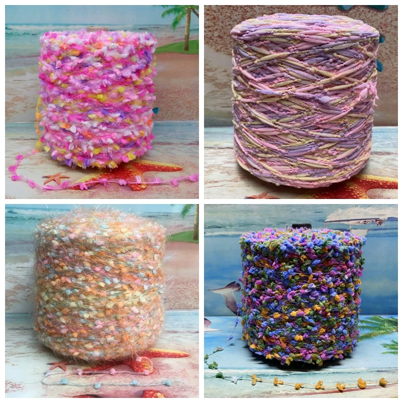 Fancy Yarn Hand Knitting | Acrylic Yarn Crochet | Polyester Crochet ...