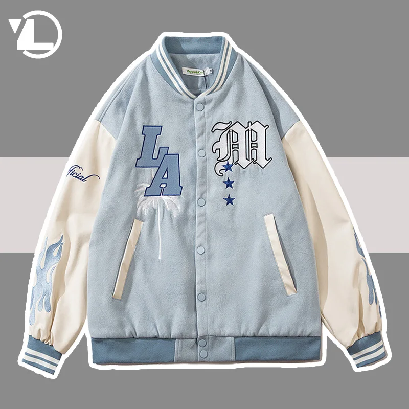 Chaqueta-universitaria-de-b-isbol-Harajuku-para-hombres-y-mujeres-chaquetas-universitarias-de ...