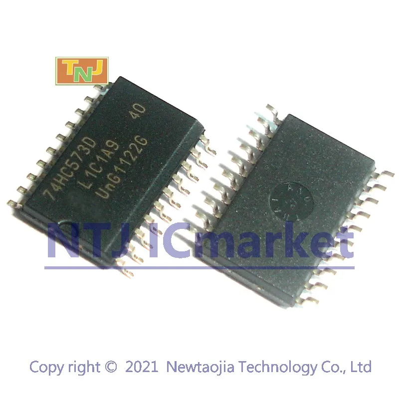 74HC573D SOP 20 7.2mm 74HC573 SMD Octal D 형 투명 래치, 3 상태, 10 개|반도체 집적회로 ...