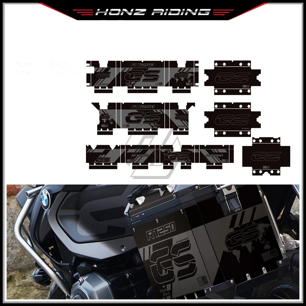 For BMW Panniers 40 GS R1250GS Triple Black Adventure 2019 2021 ...