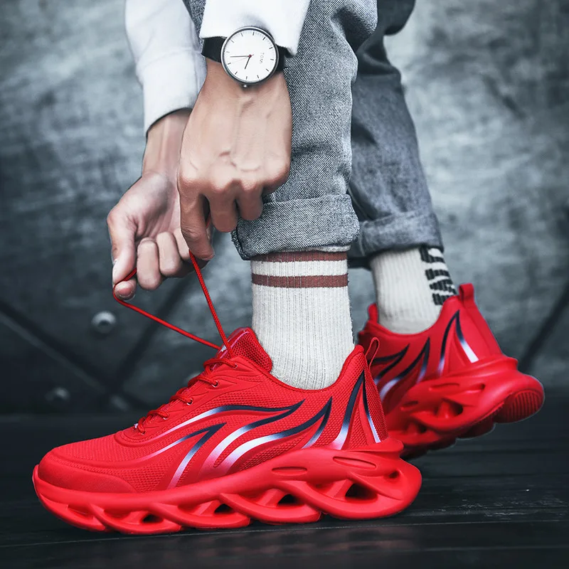 Red-Men-s-Flame-Printed-Sneakers-Lightweight-Big-Size-46-Casual-Men ...