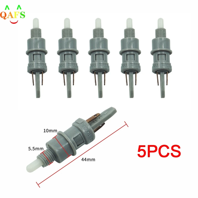 5PCS 6mm Universal Motorcycle Brake Clutch Switch Front Rear Light Rear ...