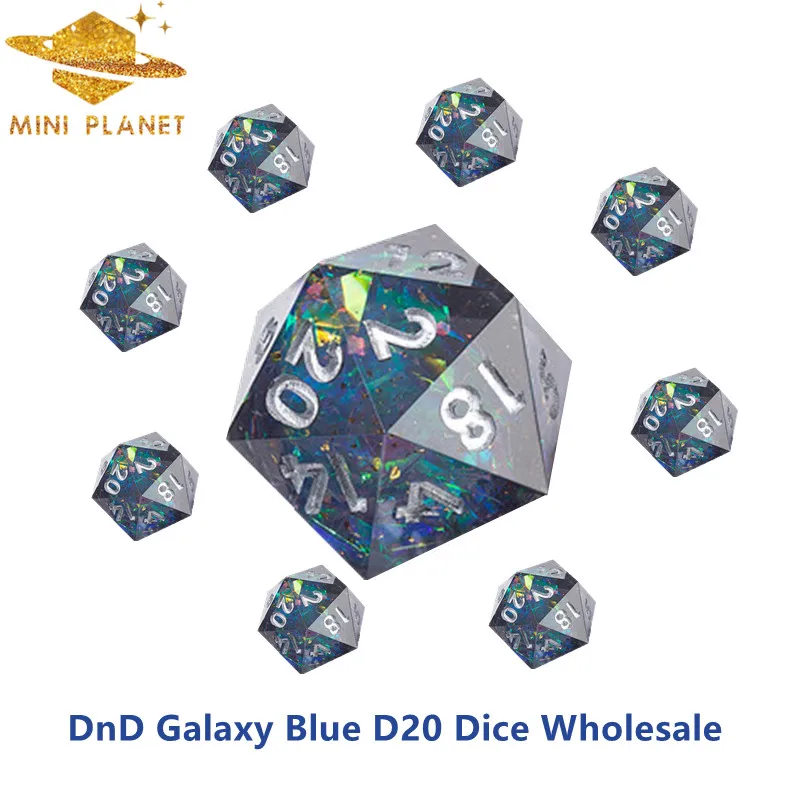 Wholesale DND D20 Dice MINI PLANET Dice game Polyhedral Game Friendly ...