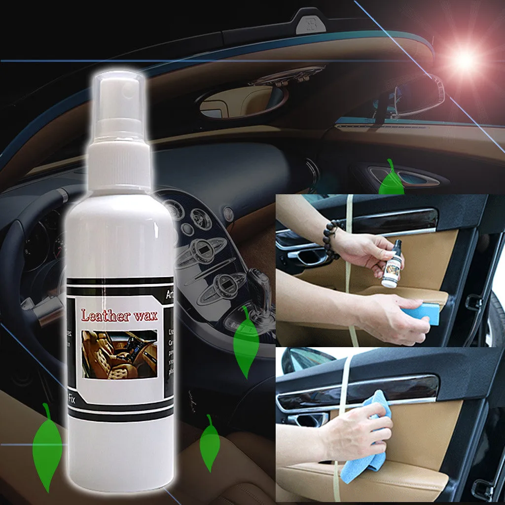 polish-car-100ml-Car-Care-Interior-Polish-Wax-Leather-Seat-Sofa-Panel ...