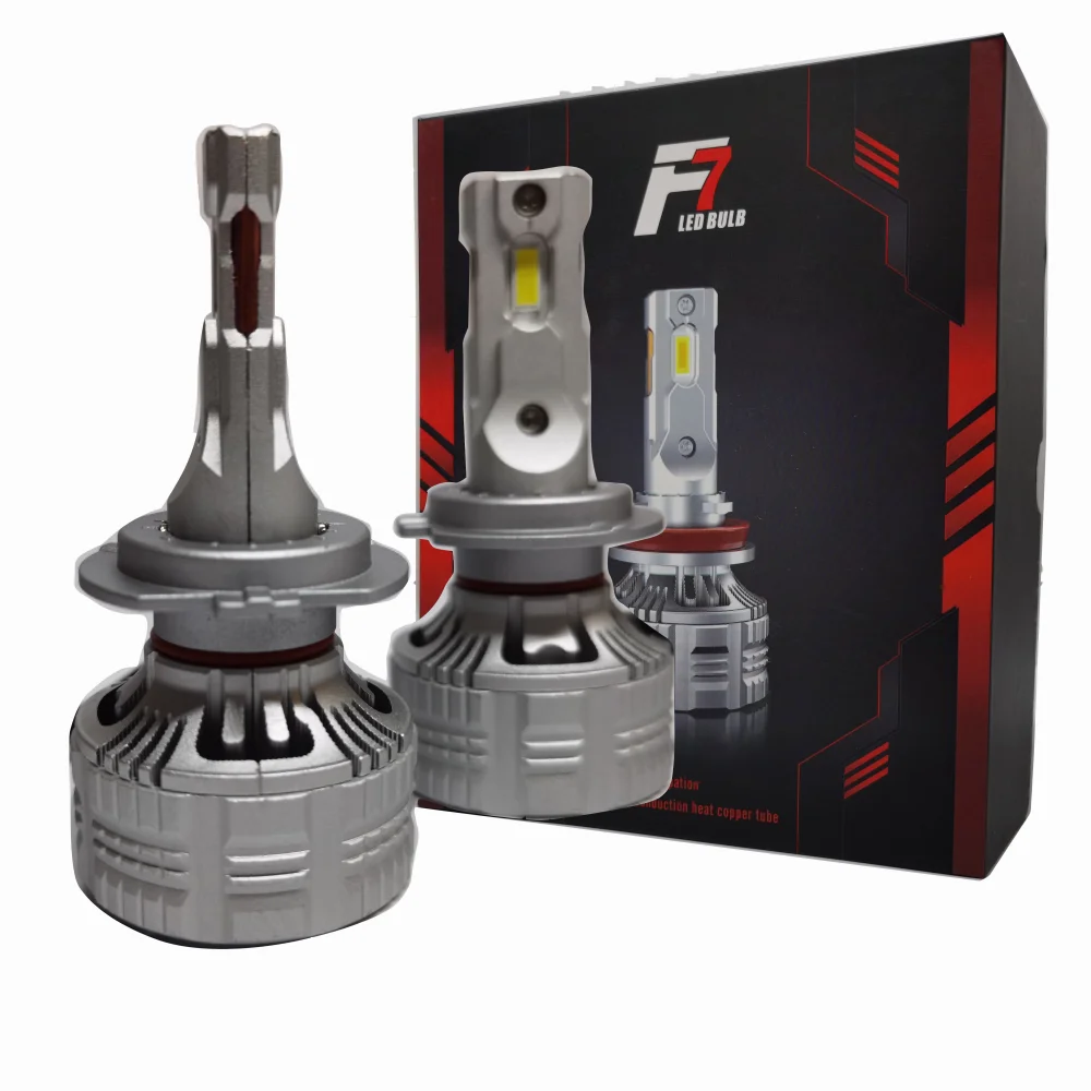 F7 130w H7 H4 Canbus Led Headlight Bulb H7 H4 H8 H11 9005 Hb3 Hb4 6500k White Car Led Fog Head ...