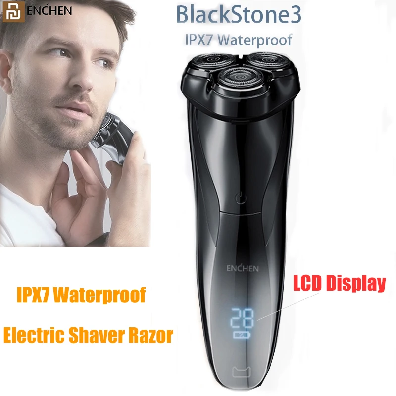 Enchen Blackstone3 Electric Shaver Razor For Men 3d Ipx7 Waterproof Wet ...