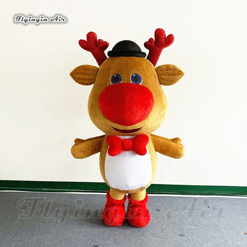 Cute-Christmas-Walking-Inflatable-Reindeer-Costume-2m-Cartoon-Figure ...