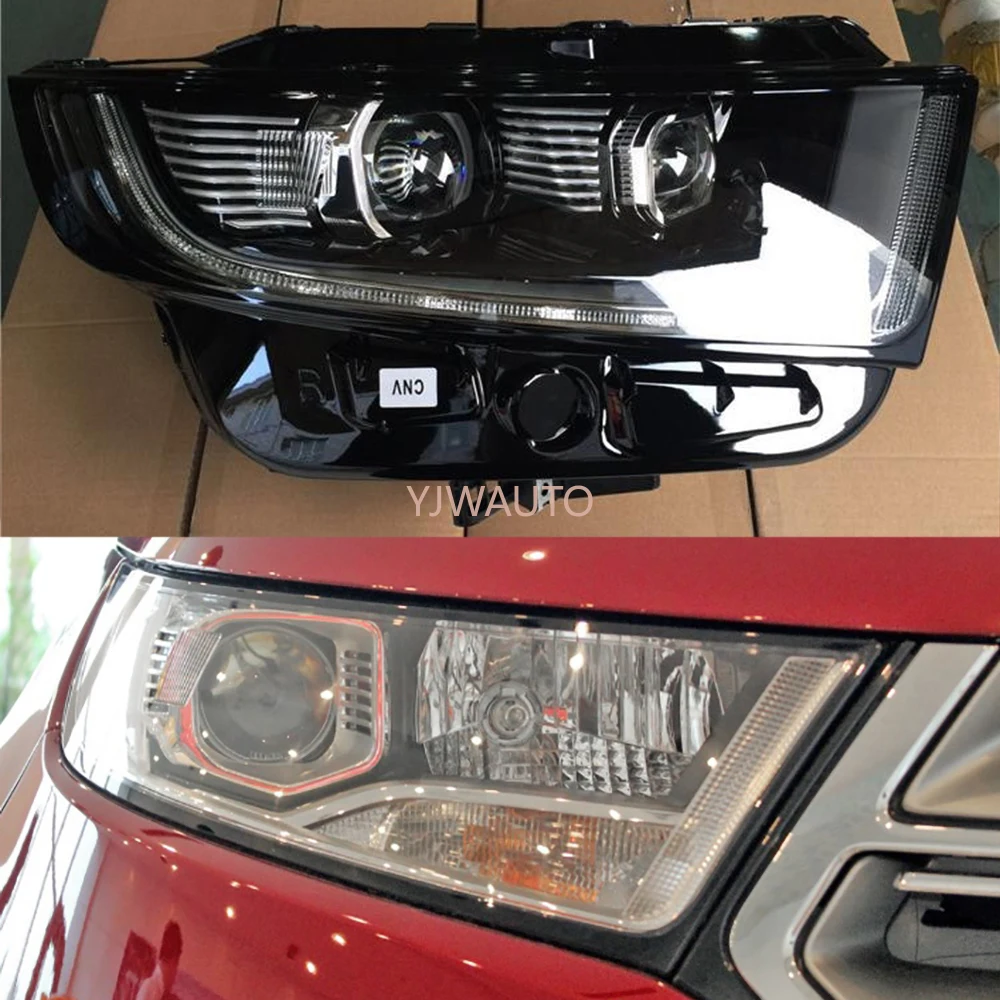 LED Headlights For Ford Edge 2015~2017 Headlamp Assembly Daytime ...