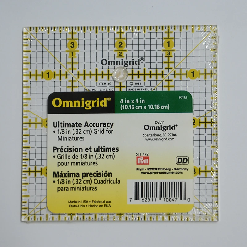 611472 Ruler 4x4 Inch Grid - Sewing Needles - AliExpress