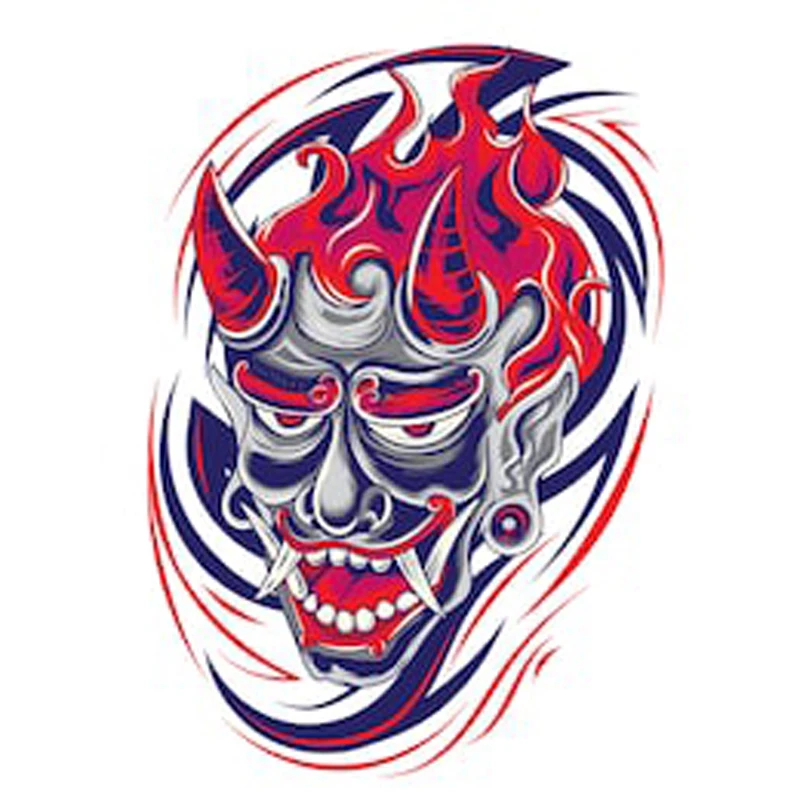 Demon Face Tattoo Designs