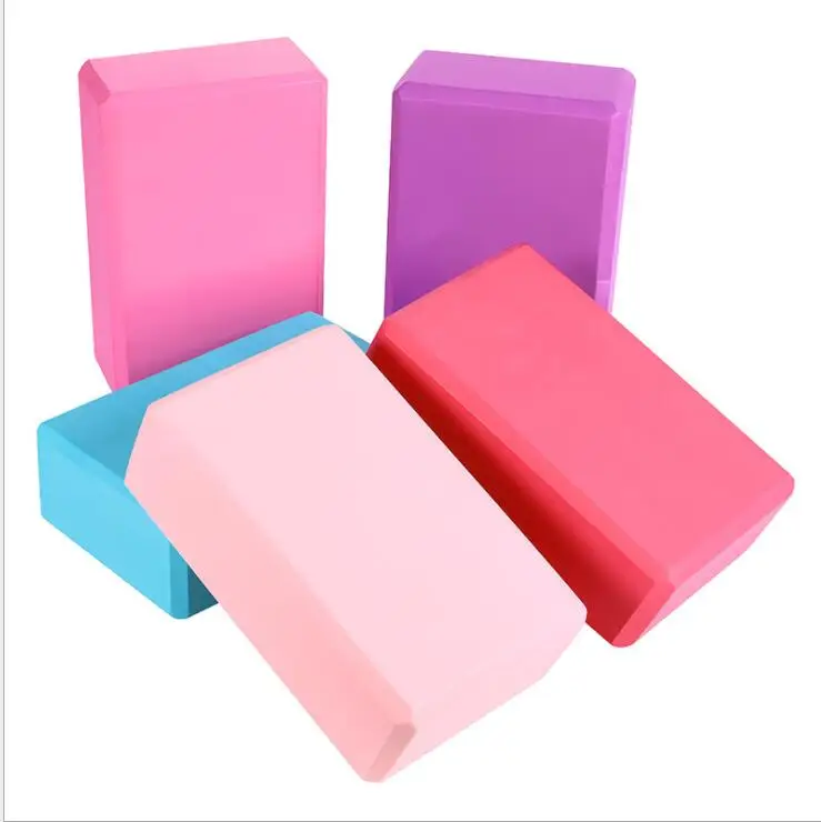 Pink-yoga-block-EVA-Colorful-Foam-Block-Brick-for-Crossfit-Exercise ...