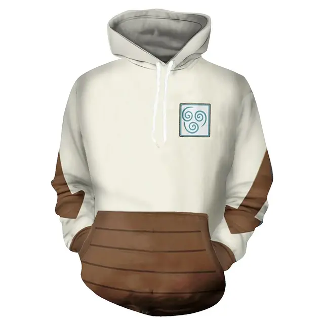 Anime Avatar The Last Airbender Appa 3D Printed Hooded Sportswear Coat ...