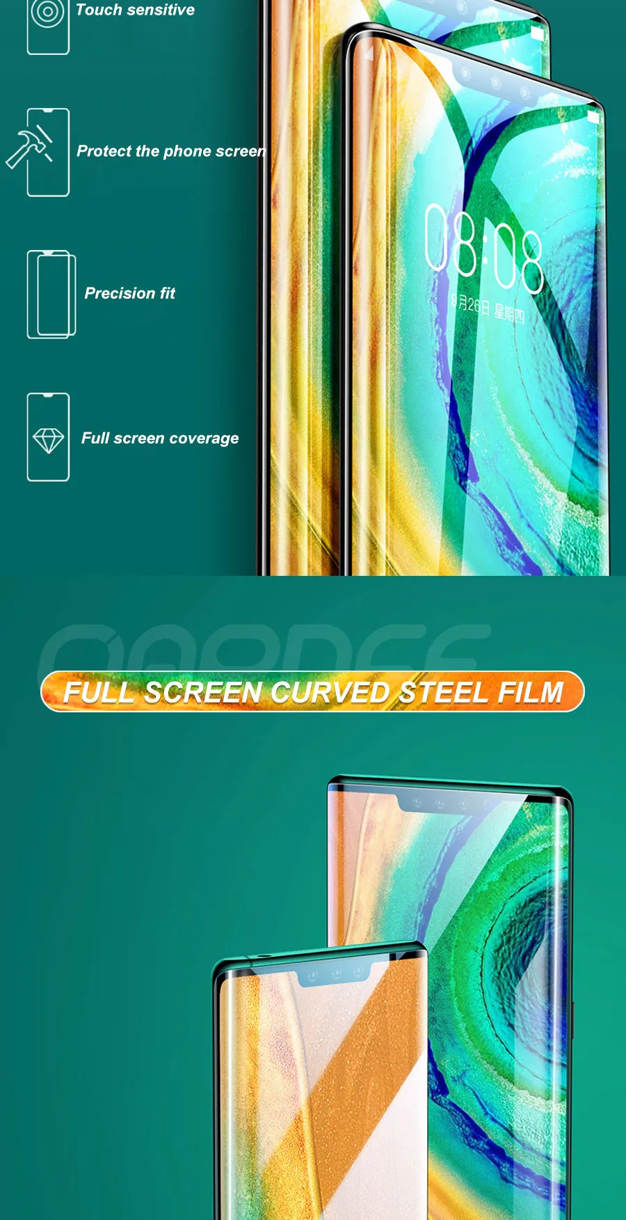 99D Защитное стекло для huawei mate 30 20 10 Pro 20X9 Lite Защита экрана для huawei P Защитное ...