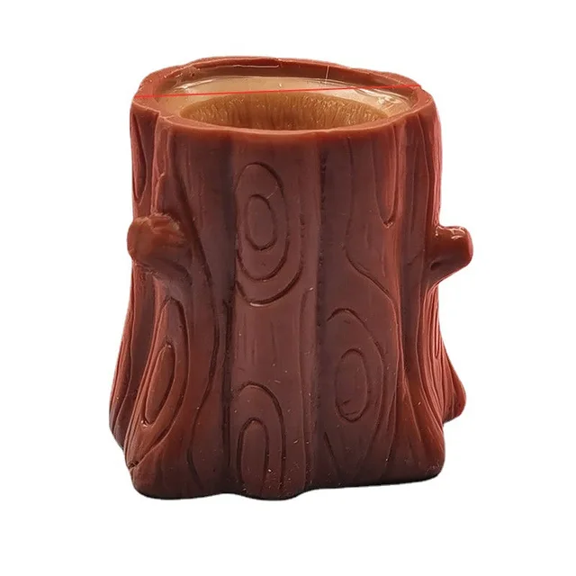 Cute Color Evil Squirrel Cup Decompression Pinch Music Retractable Toy ...