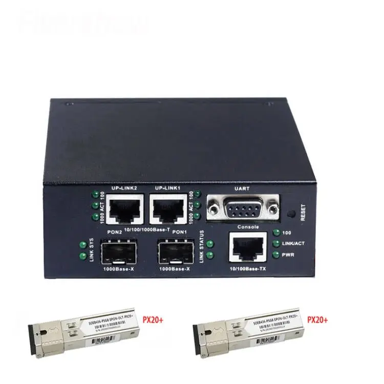 EPON OLT 2PON portadores FTTH mini OLT CATV, fibra óptica de alta ...