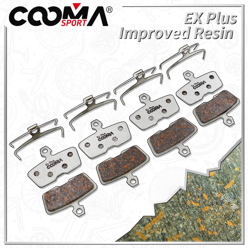 4 Pairs Ex Plus Bicycle Disc Brake Pads For AVID SRAM DB8 Code 2011 ...