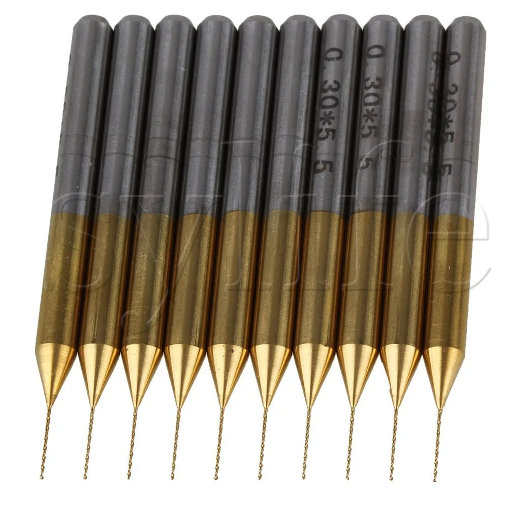 10pcs-1-8-0-3mm-Titanium-Coated-Carbide-PCB-Jewelry-Tools-CNC-Drill-Bit ...