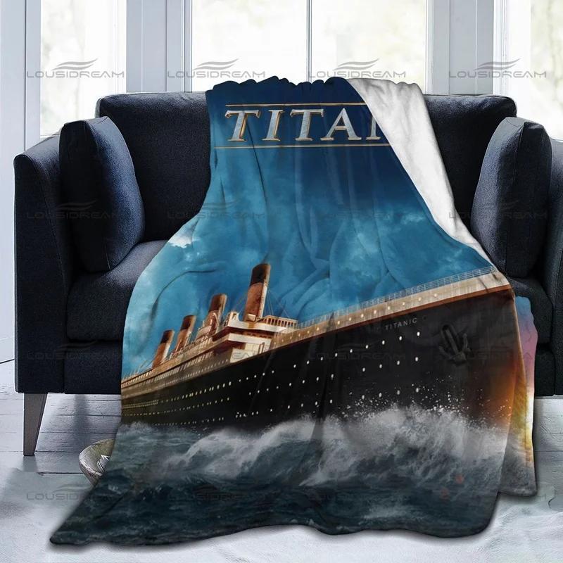 Super-clear-3D-Titanic-bed-blanket-office-home-hiking-picnic-thick ...