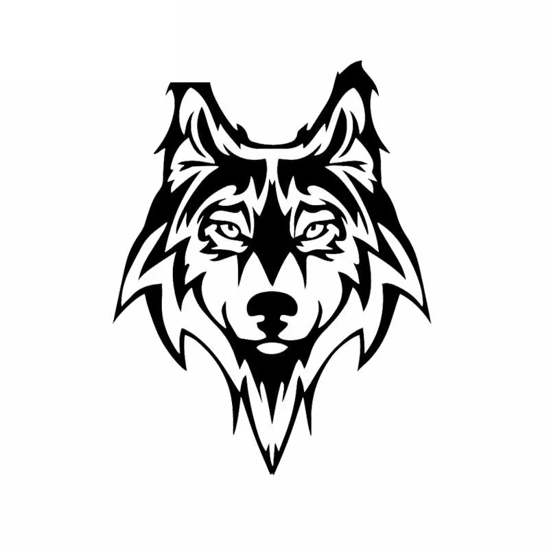 Etiqueta do carro cão lobo cachorro nariz janela do carro pvc decalque ...