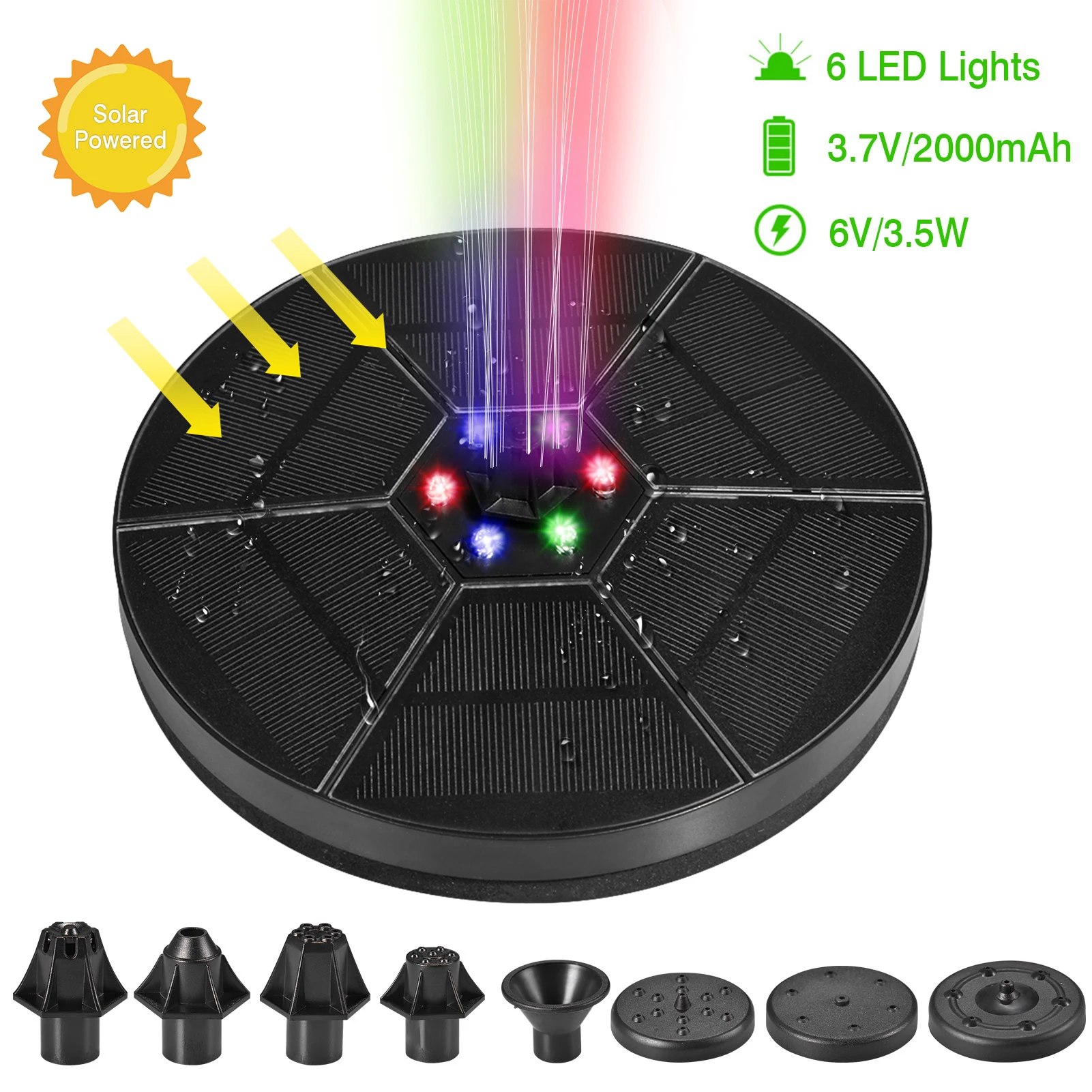 6V-3-5W-Floating-Solar-Fountain-Garden-Water-Fountain-Colorful-LED ...