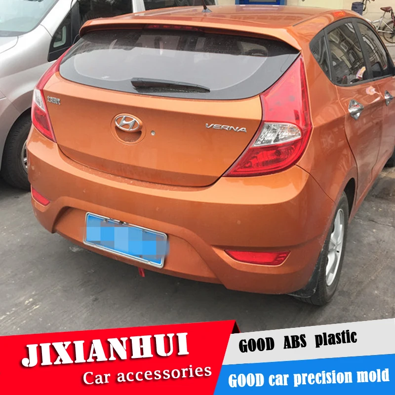 For Hyundai Verna Spoiler 2014 2016 Hyundai Verna spoiler LXC ABS ...