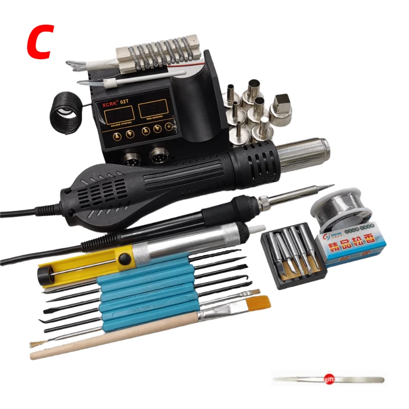 BGA SMD PCB IC Repair Solder Tools Rework Station Hot Air Gun And ...