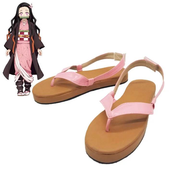 Anime Demon Slayer Kimetsu No Yaiba Kamado Nezuko Cosplay Shoes Custom ...
