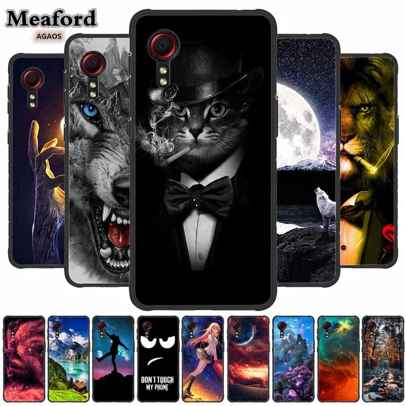 For-Samsung-Xcover-5-4s-4-Case-Silicone-Soft-TPU-Phone-Case-For-Samsung ...