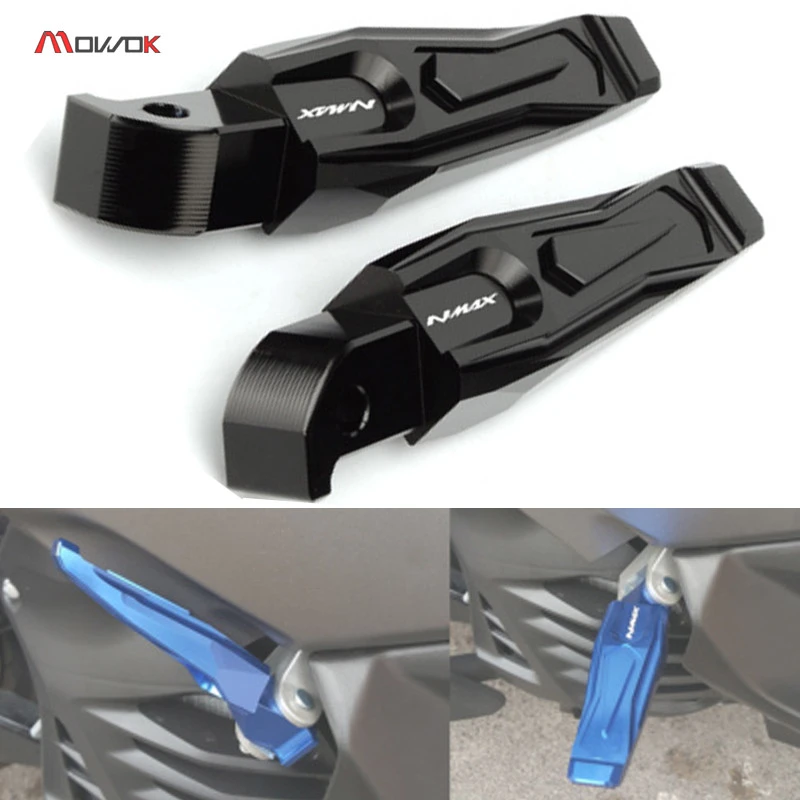 Motorcycle Accessories Rear Passenger Foot Peg Footrests For Yamaha ...