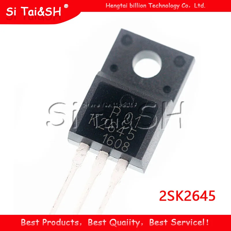 5pcs/lot 2SK2645 K2645 TO-220F 600V 9A 1.2 MOSFET N-Channel transistor