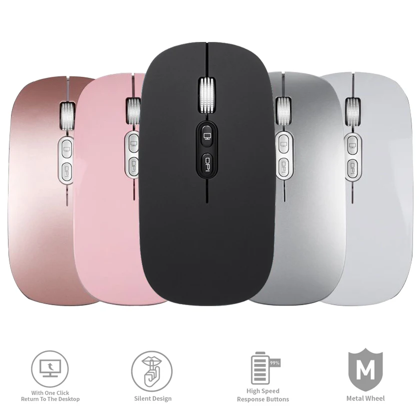 Thin-M103-Rechargeable-Wireless-Mouse-2-4GHz-Rechargeable-Silent-Mouse ...