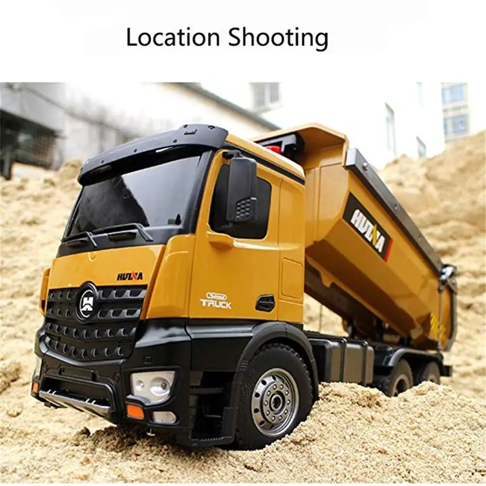 Huina-1573-RTR-2-4GHz-10-Channel-1-14-Remote-Control-RC-Truck-Dump-Self ...