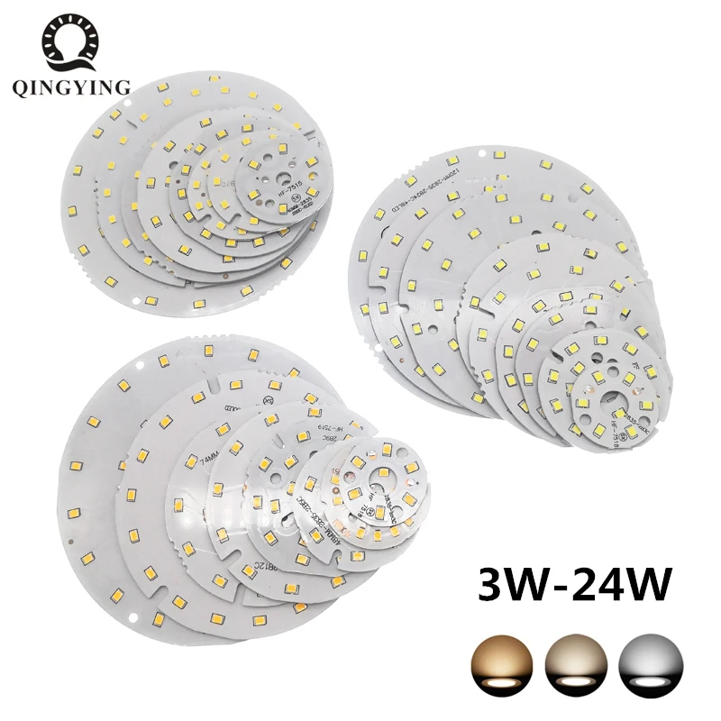 5pcs-SMD2835-LED-PCB-Lamp-Panel-3W-5W-7W-9W-12W-15W-18W-24W-High ...