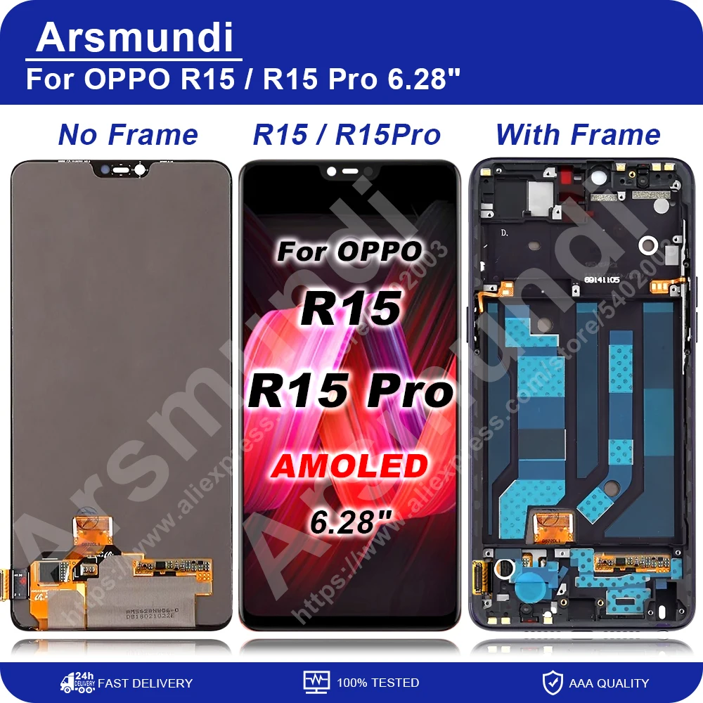 AMOLED-For-OPPO-R15-CPH1835-LCD-Display-Touch-Screen-Digitizer-Assembly ...